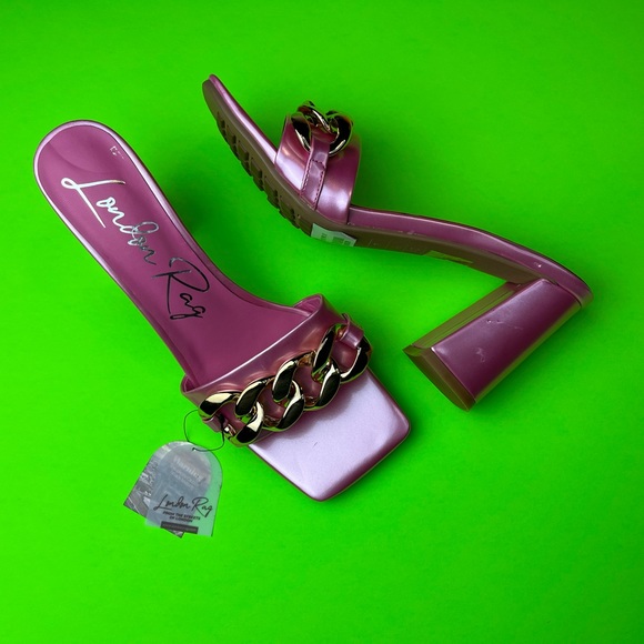 London Rag | Shoes | London Rag Womens Beautiful Pink Slip On Square ...